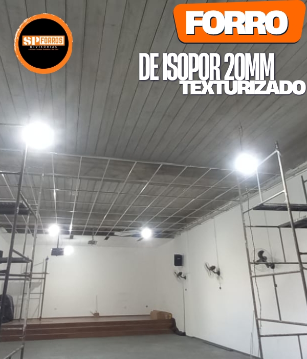 Forro de isopor – SP Forros PVC – 15 Anos levando qualidade a sua obra.